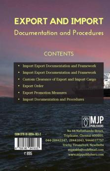 Buy Export And Import Documentation And Procedures Book Online at Best ...