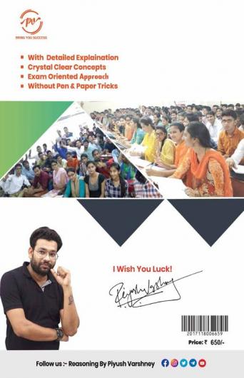 Bookscape | Buy Reasoning Book With Piyush Varshney Solve Without Pen ...