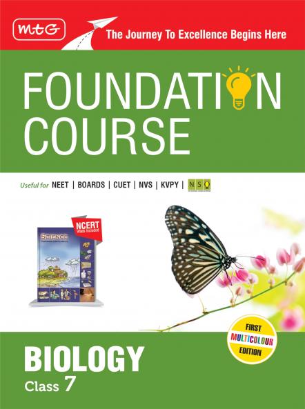 Buy MTG Foundation Course Class 7 Biology Book (Edition 2025) For NEET ...