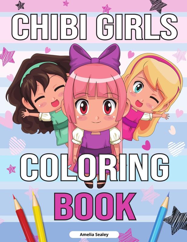 Bookscape | Chibi Girls Coloring Book: Chibi Coloring Book with Cute ...