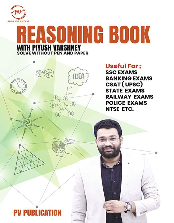 Bookscape | Reasoning Book With Piyush Varshney Solve Without Pen And Paper (English Medium)