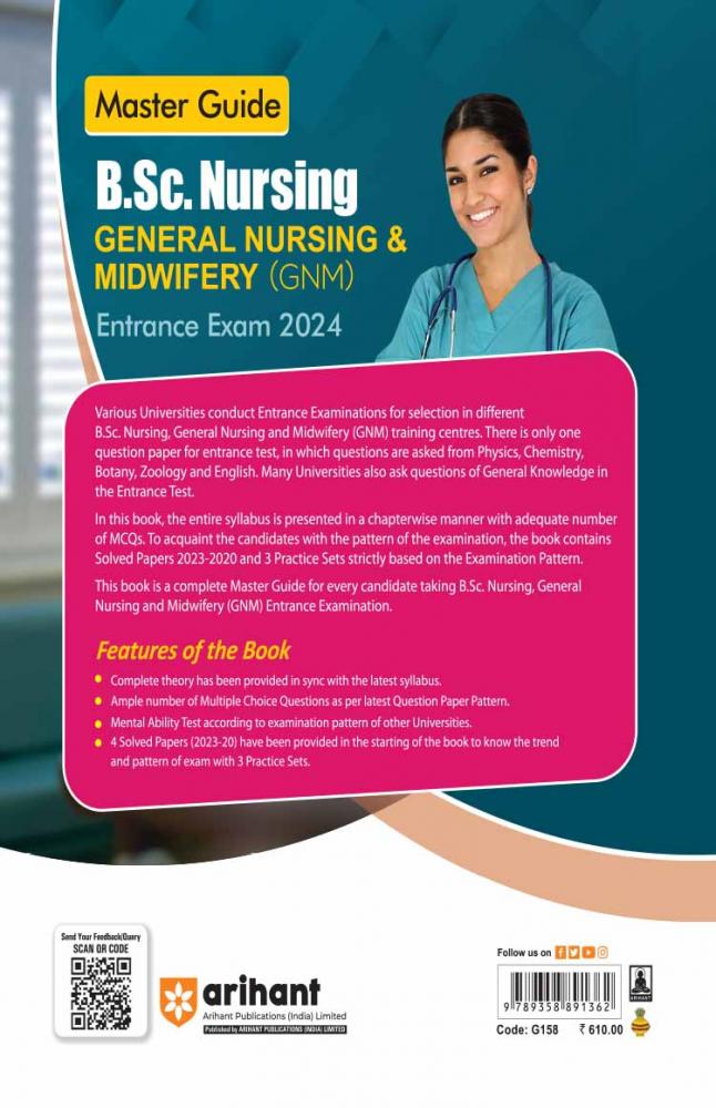 Bookscape | Buy Master Guide B.Sc Nursing General Nursing and Midwifery (GNM) Exam Guide 2024