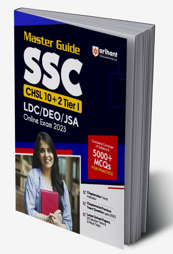 Bookscape | Buy SSC CHSL (10+2) LDC/DEO/JSA Combined Higher Secondary Level Tier 1 Master Guide 2023