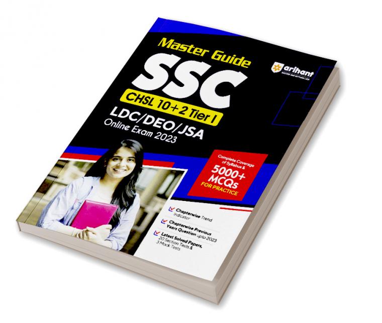 Bookscape | Buy SSC CHSL (10+2) LDC/DEO/JSA Combined Higher Secondary Level Tier 1 Master Guide 2023
