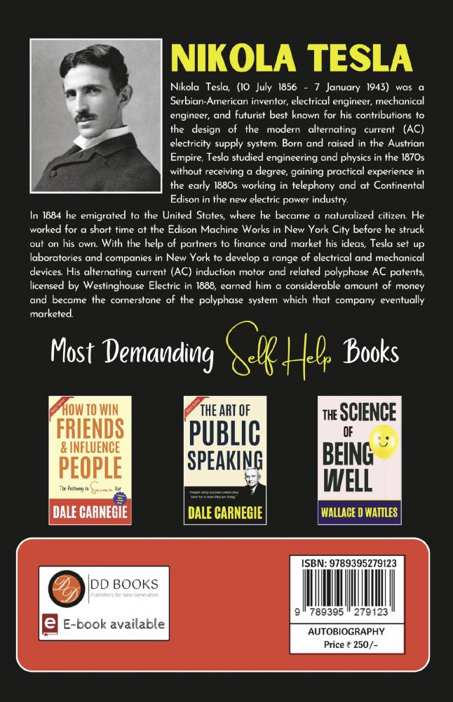 Bookscape | The Autobiography of Nikola Tesla: My Inventions