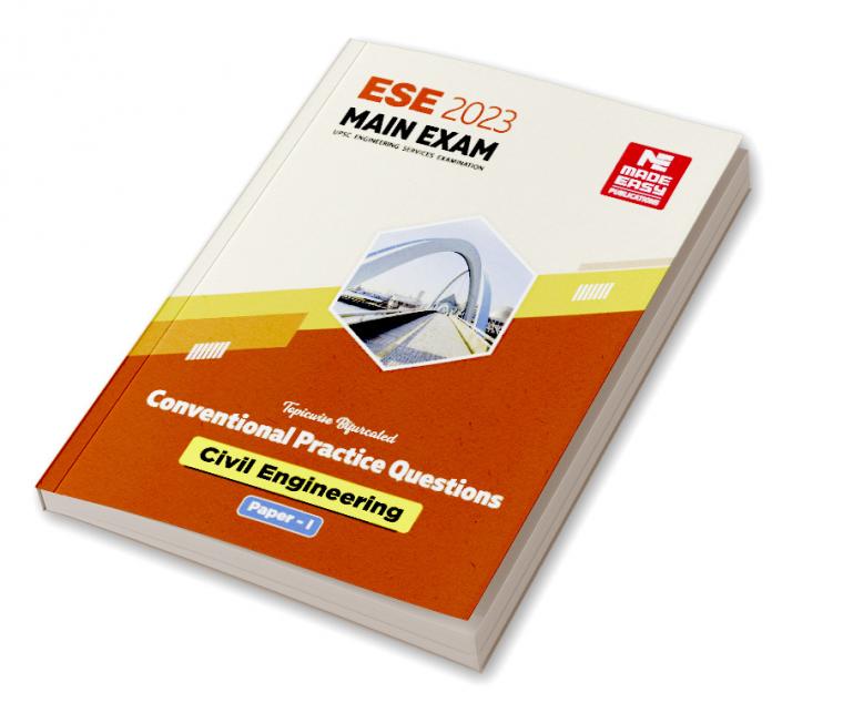 Bookscape | ESE 2023 Main Exam Practice Book : Civil Engineering Paper 1